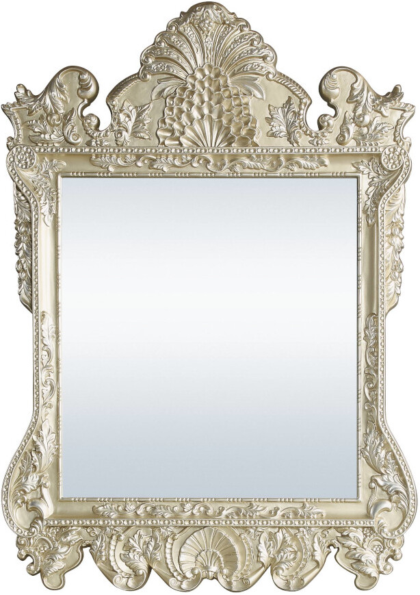 Acme Vatican Mirror In Champagne Silver Finish | 1StopBedrooms