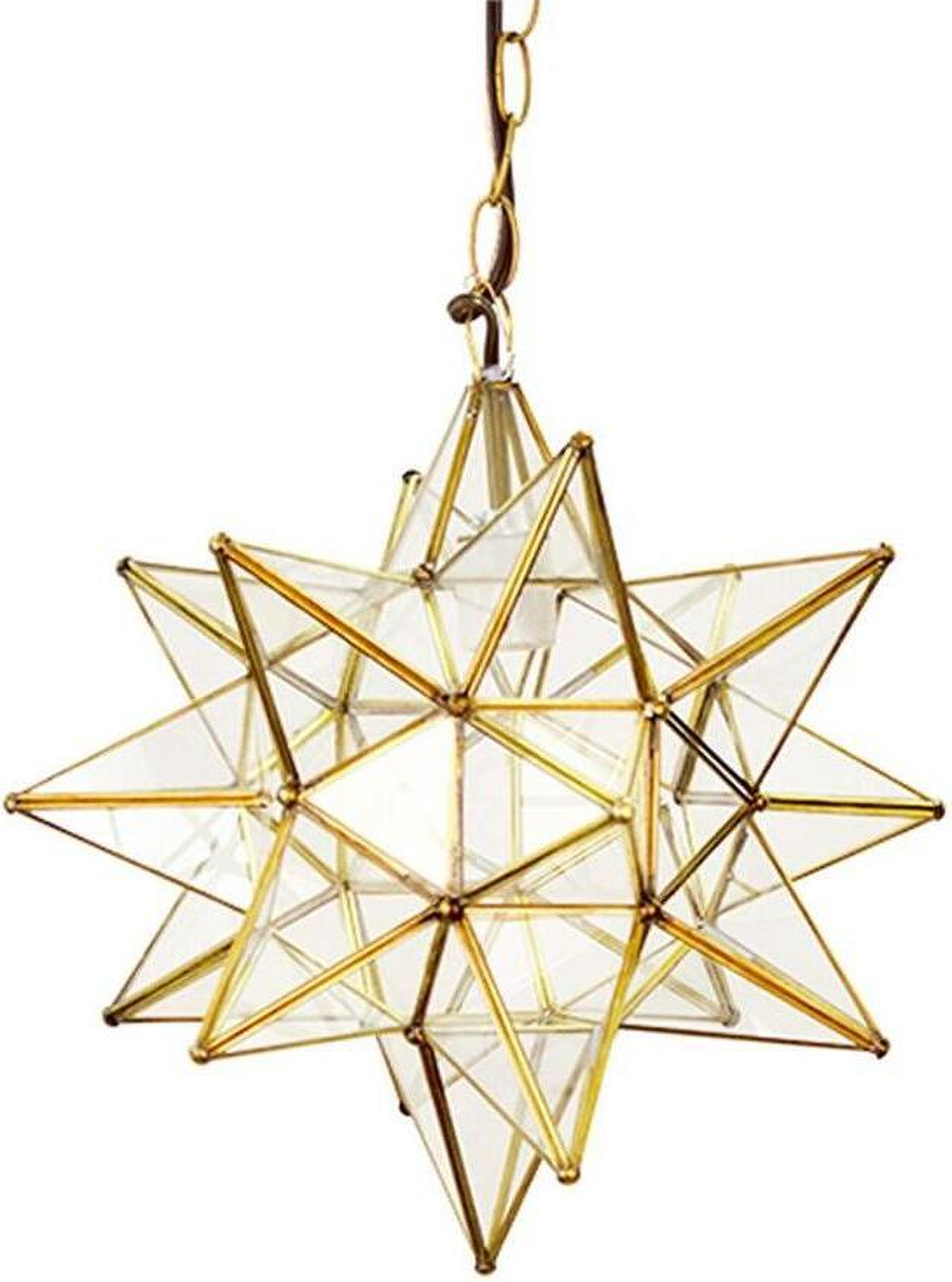 Acs Brass 15 Inch Small Clear Star Chandelier by Worlds Away ...