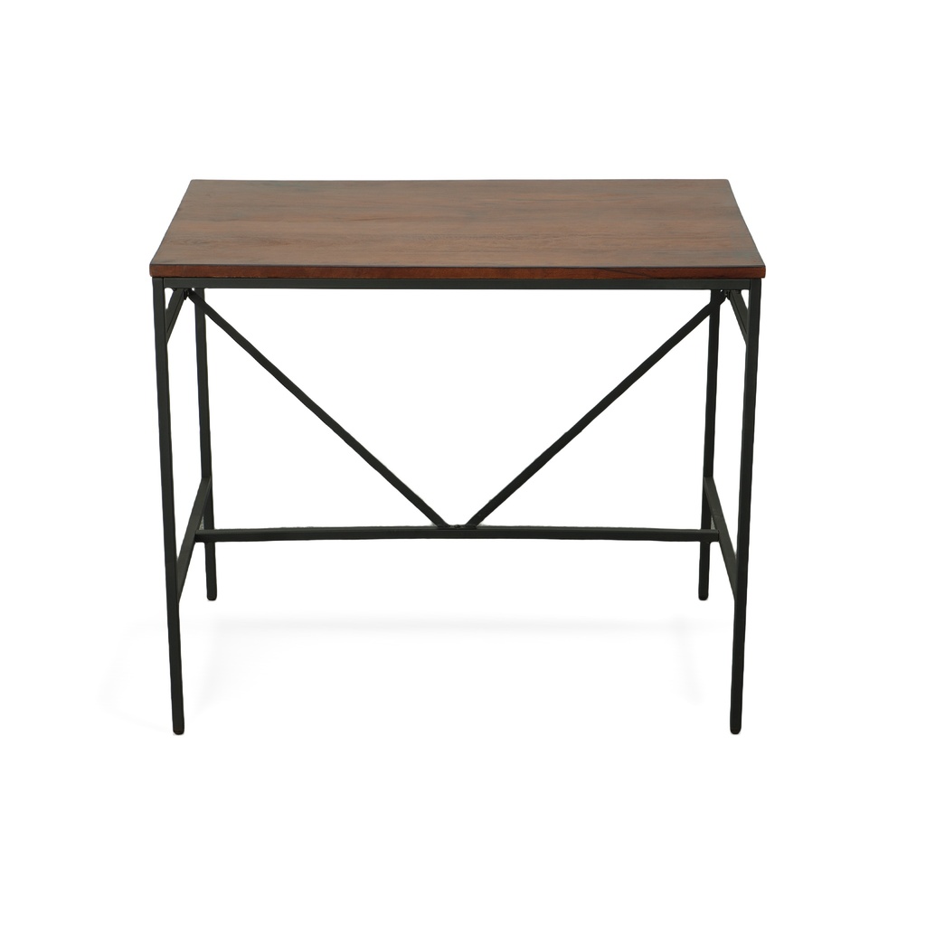 Aileen Bar Table In Chestnut and Black by Carolina Living | 1StopBedrooms
