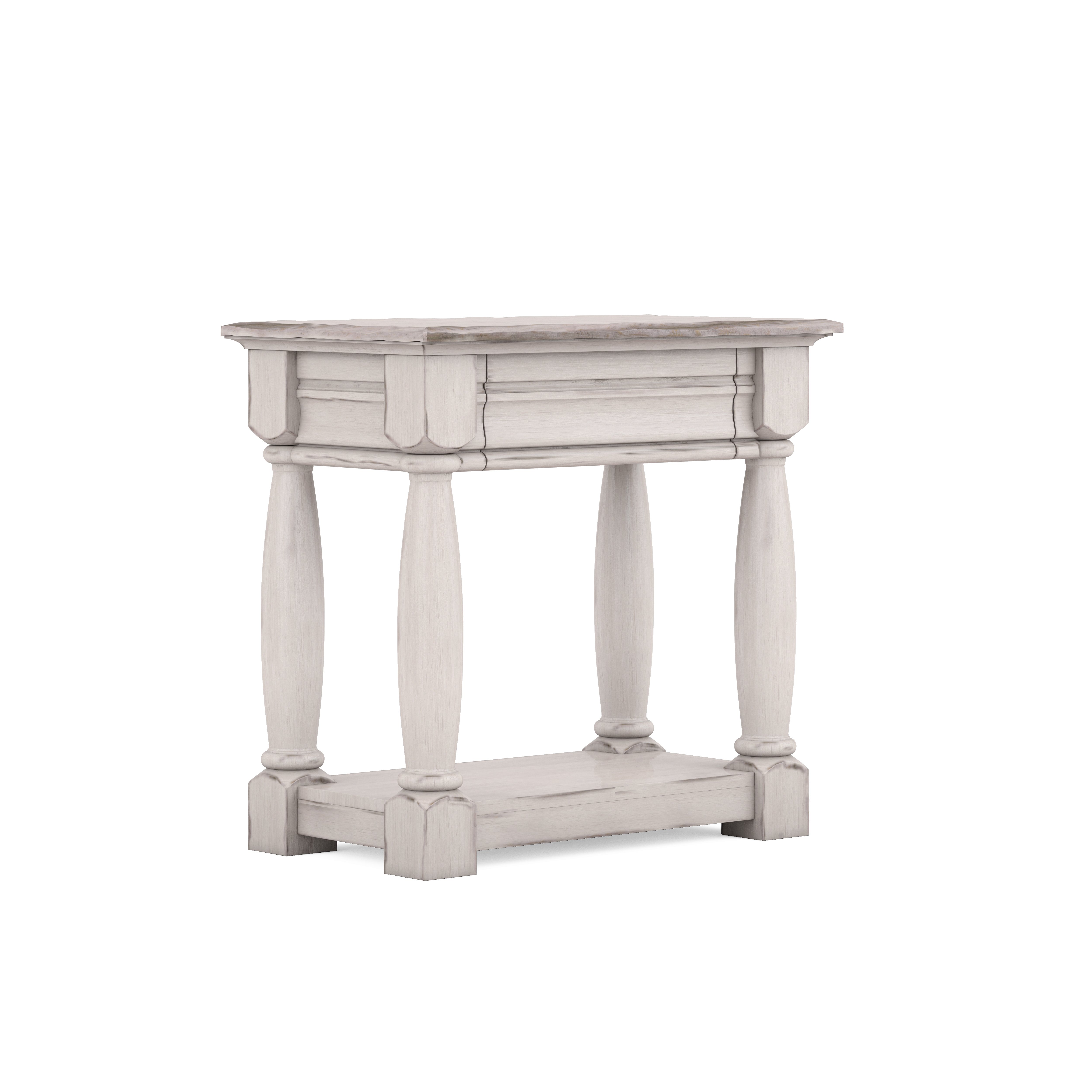 Alcove Night Table In White by A.R.T. | 1StopBedrooms