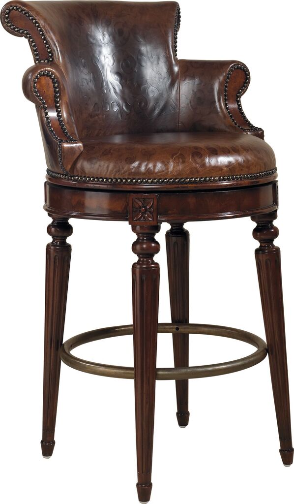 Alec Counter Stool In Brown by Maitland-Smith | 1StopBedrooms