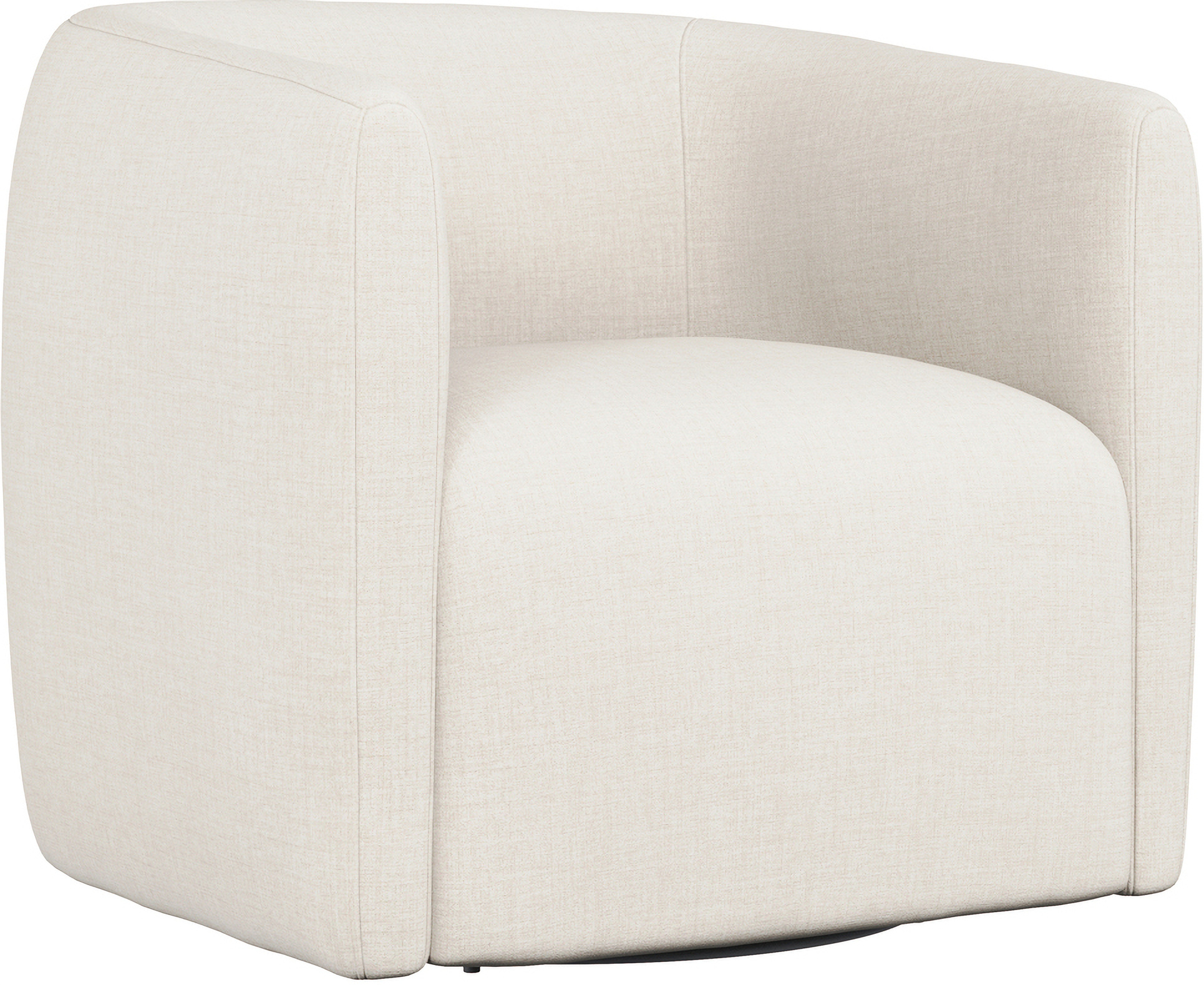 Aline Linen Fabric Swivel Chair In Beige by Bernhardt | 1StopBedrooms