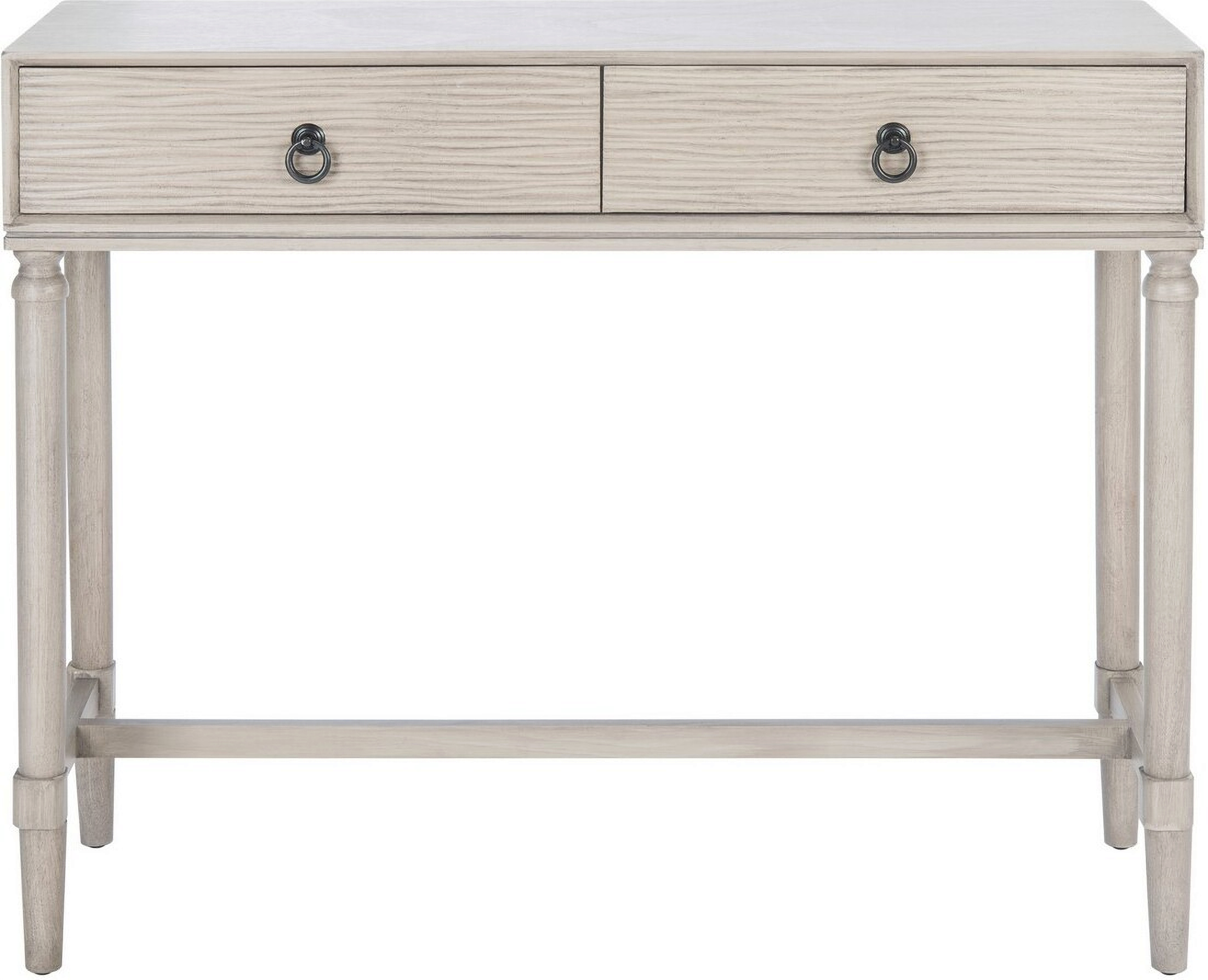Aliyah 2Drw Console Table in Greige by Safavieh | 1StopBedrooms