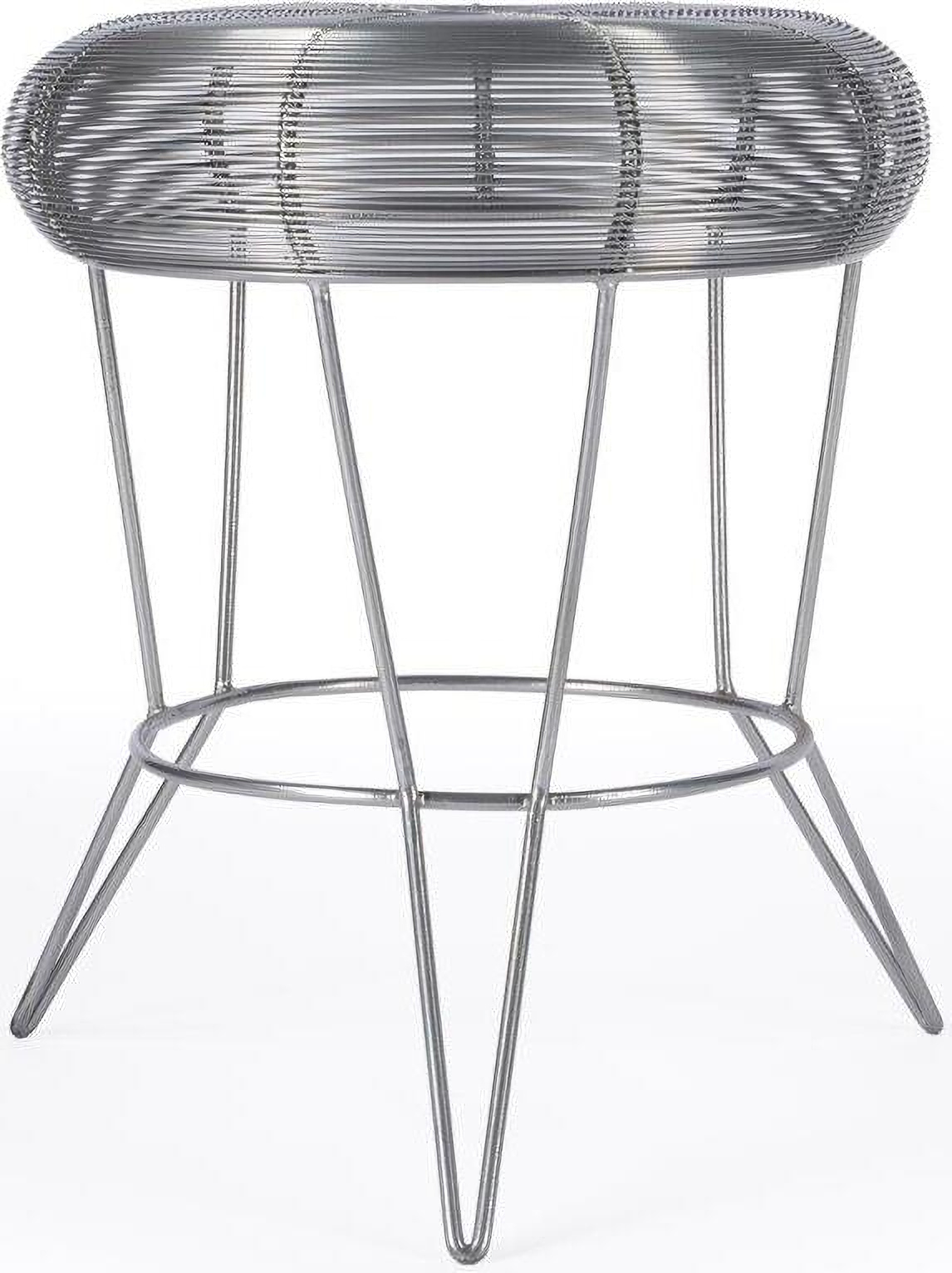 Allen Decorative Wire Accent Table In Nickel by Butler Specialty ...