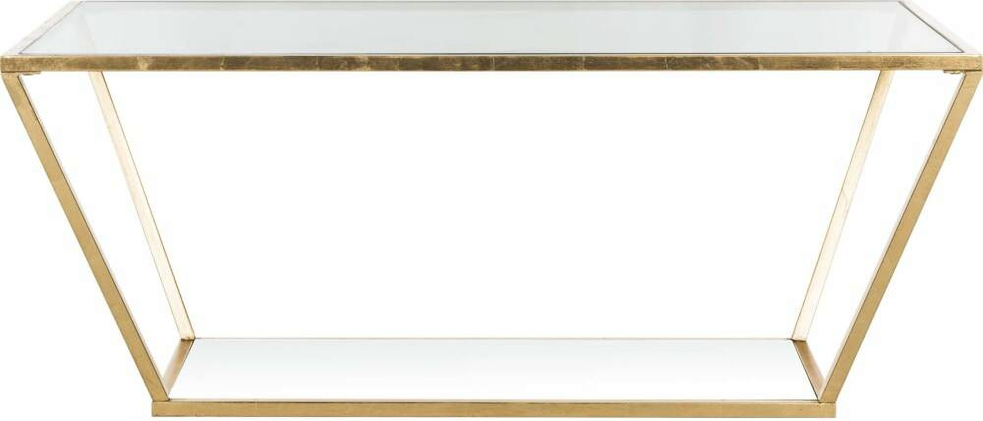 Allene Gold Leaf Retro Coffee Table by Safavieh | 1StopBedrooms