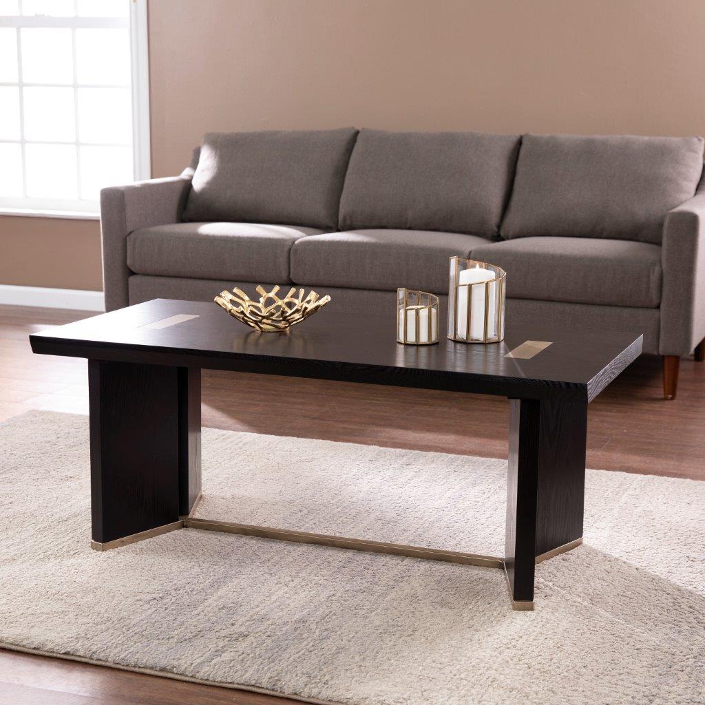 Allexvon Contemporary Cocktail Table - 1StopBedrooms