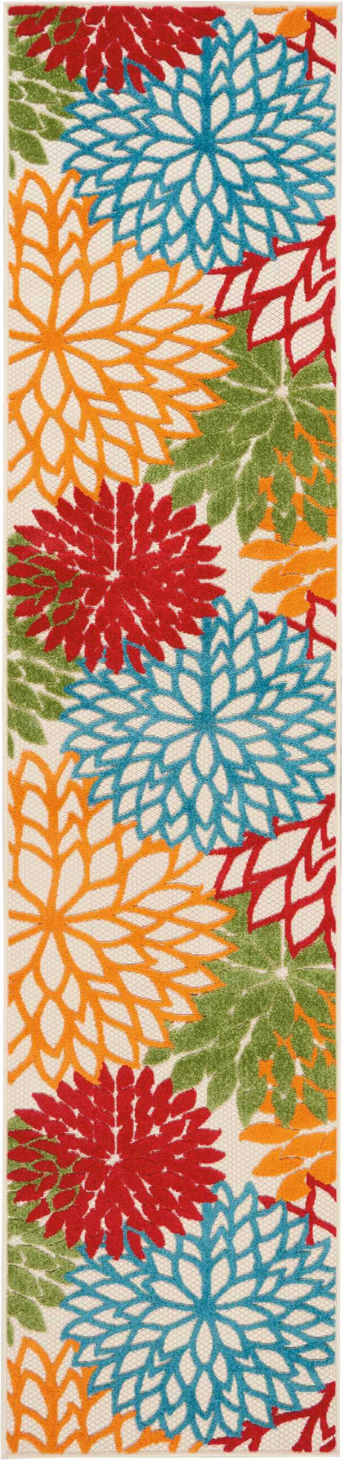 Aloha Green 10 Runner Area Rug by Nourison | 1StopBedrooms