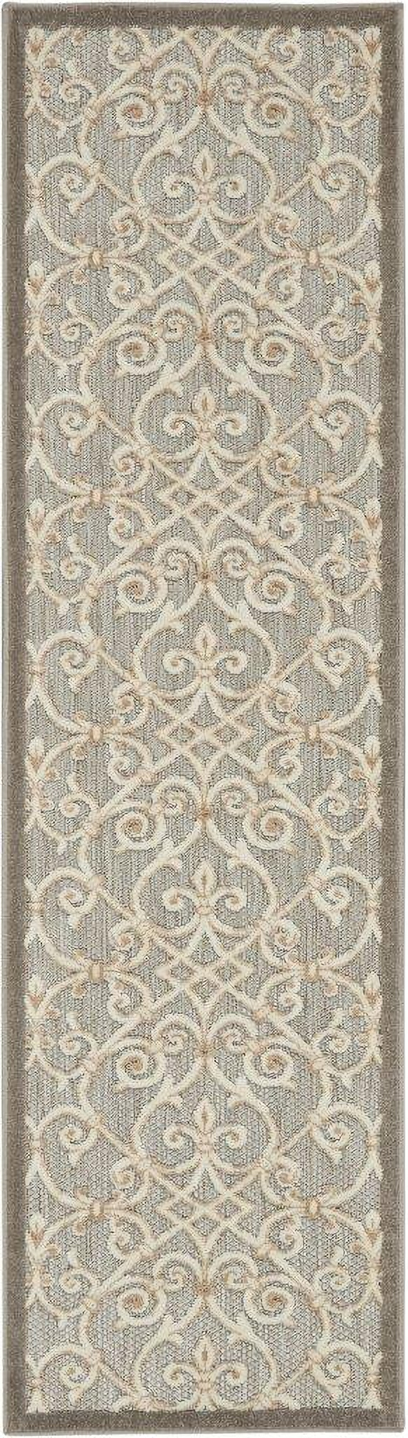 Aloha Natural 2' x 6' Runner Area Rug by Nourison | 1StopBedrooms