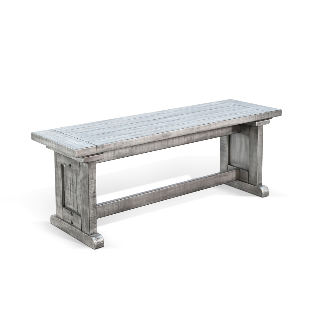 Alpine Wood Side Bench In Grey by Sunny Designs | 1StopBedrooms