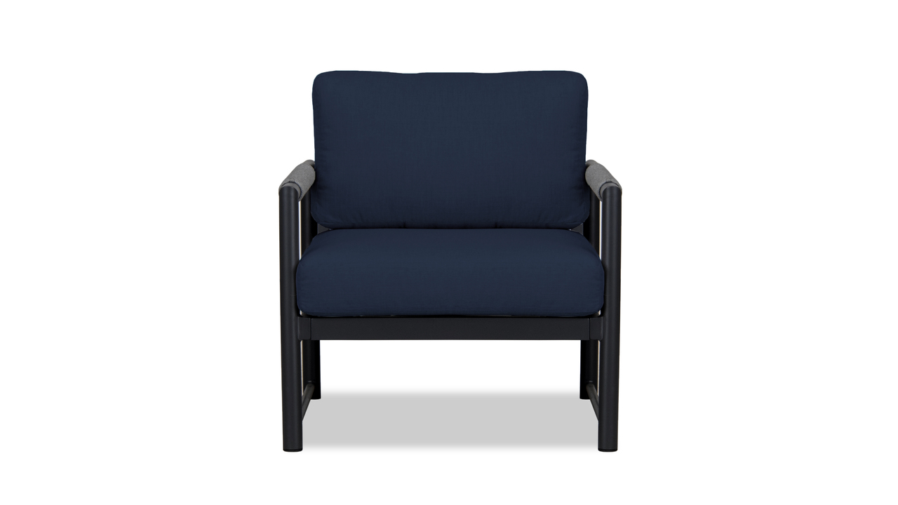 Alto Club Chair In Spectrum Indigo and Black by Harmonia Living ...