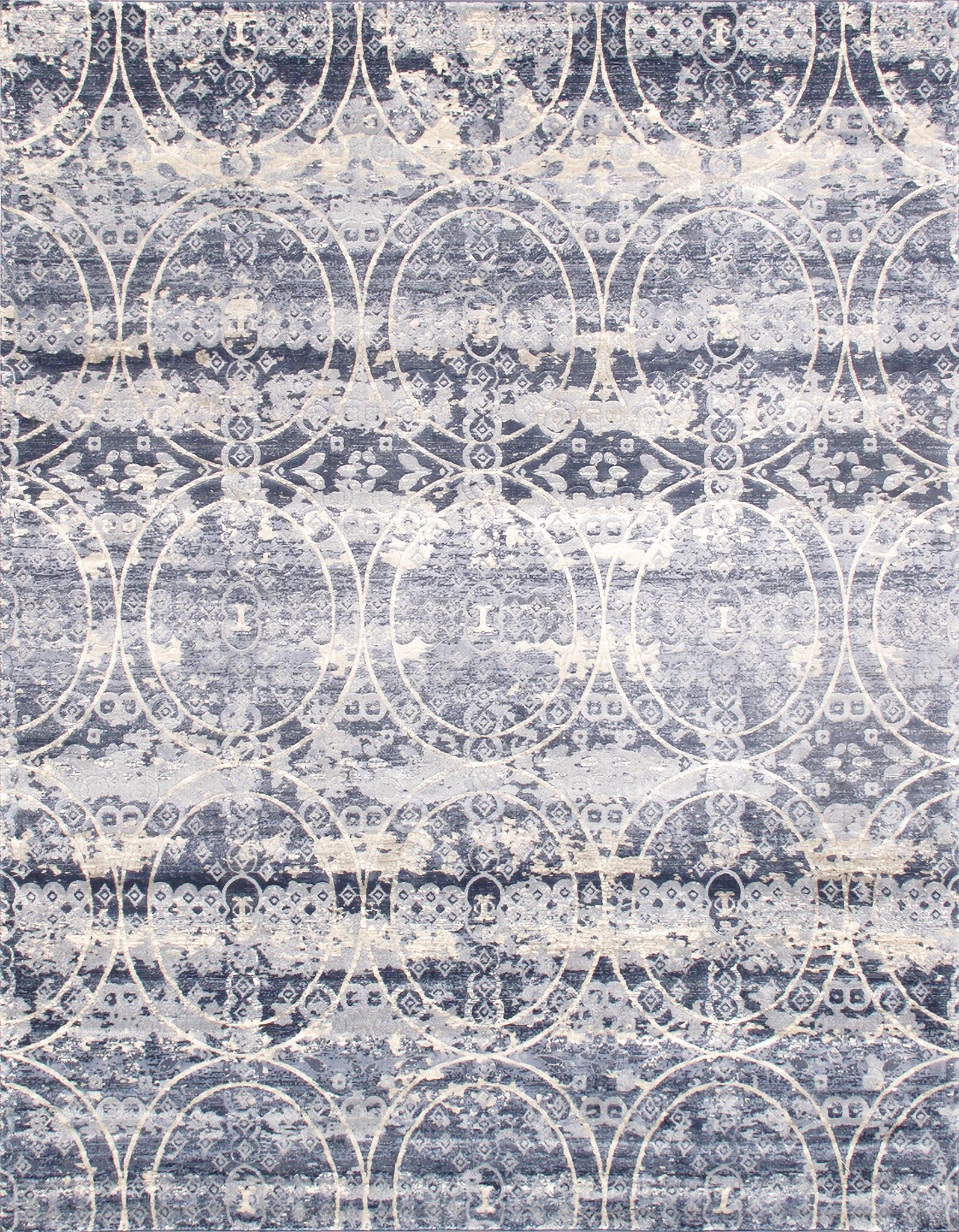Amadeus Design Power Loom Area Rug- 6' x 9' In Blue by Pasargad Home ...