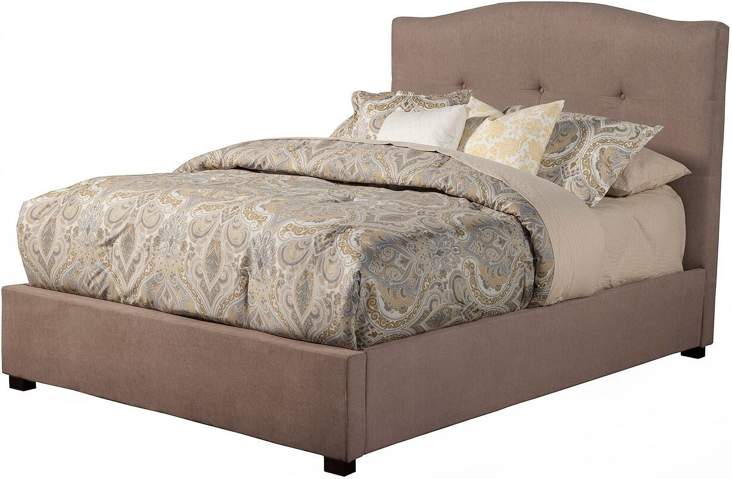 Amanda Jute Tufted Full Platform Bed by Alpine | 1StopBedrooms