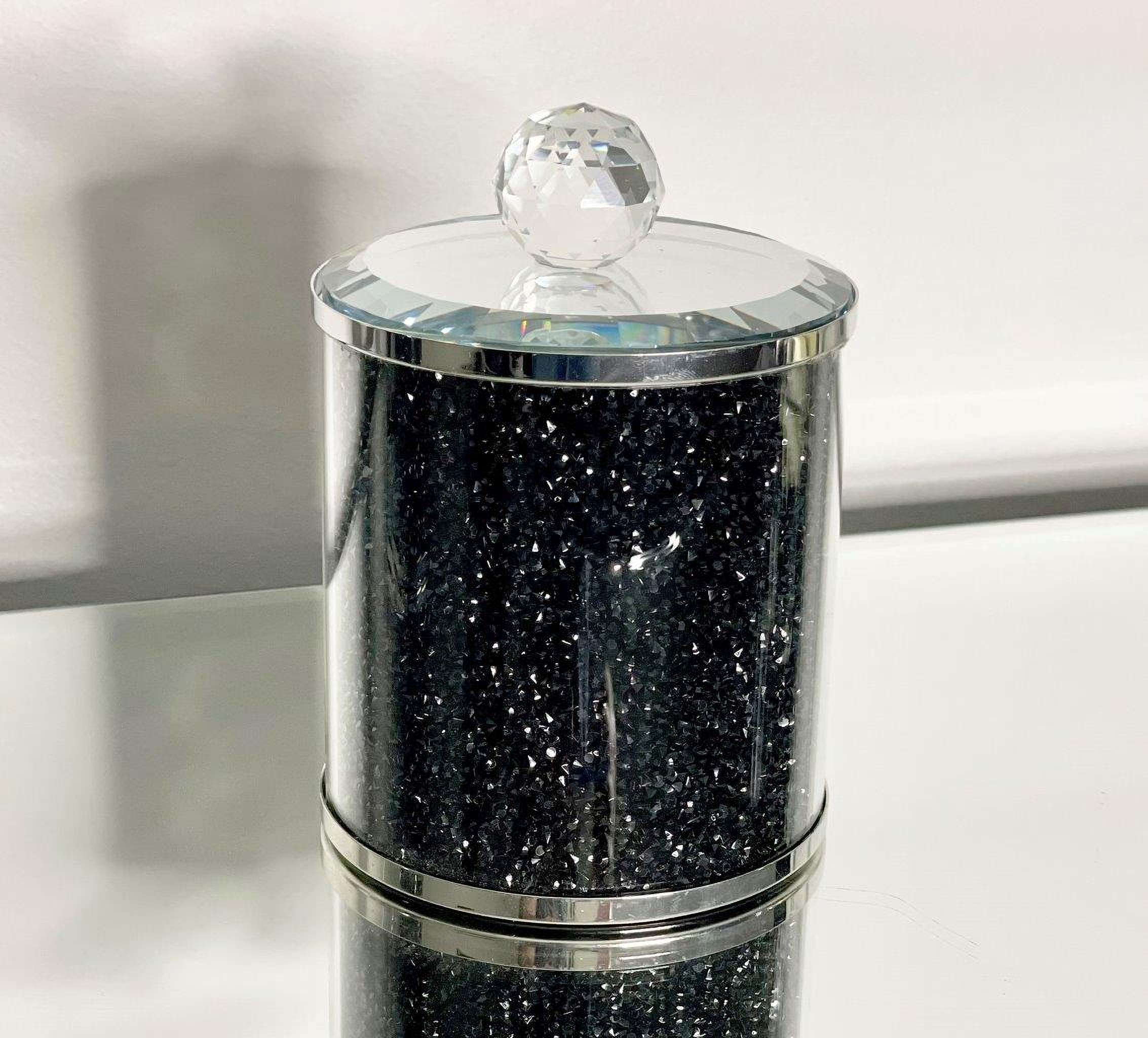 Ambrose Exquisite Glass Canister In Gift Box AR-61060 by Amazing Rugs ...