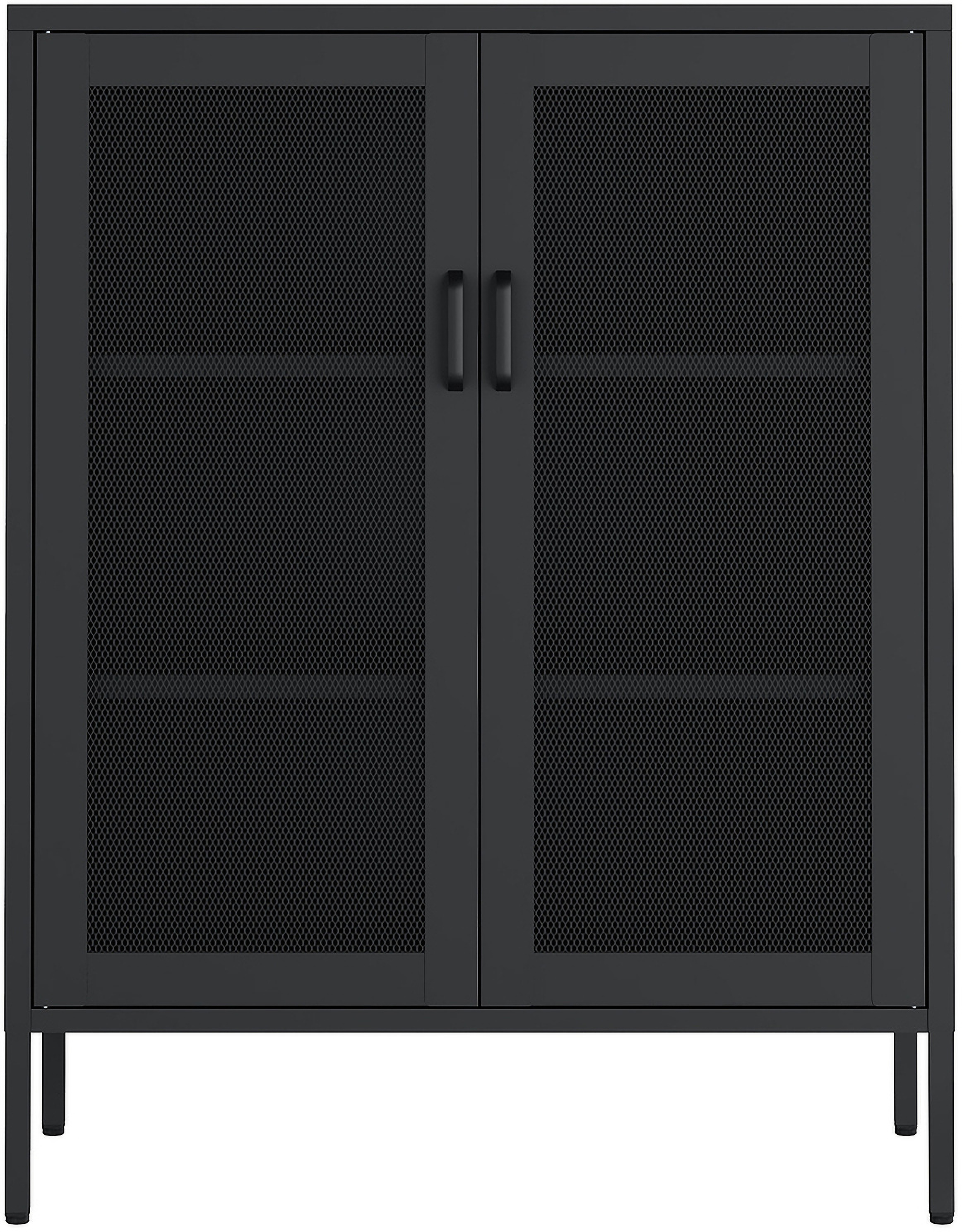 Amelia 31.5 Inch Accent Cabinet In Black by Manhattan Comfort ...