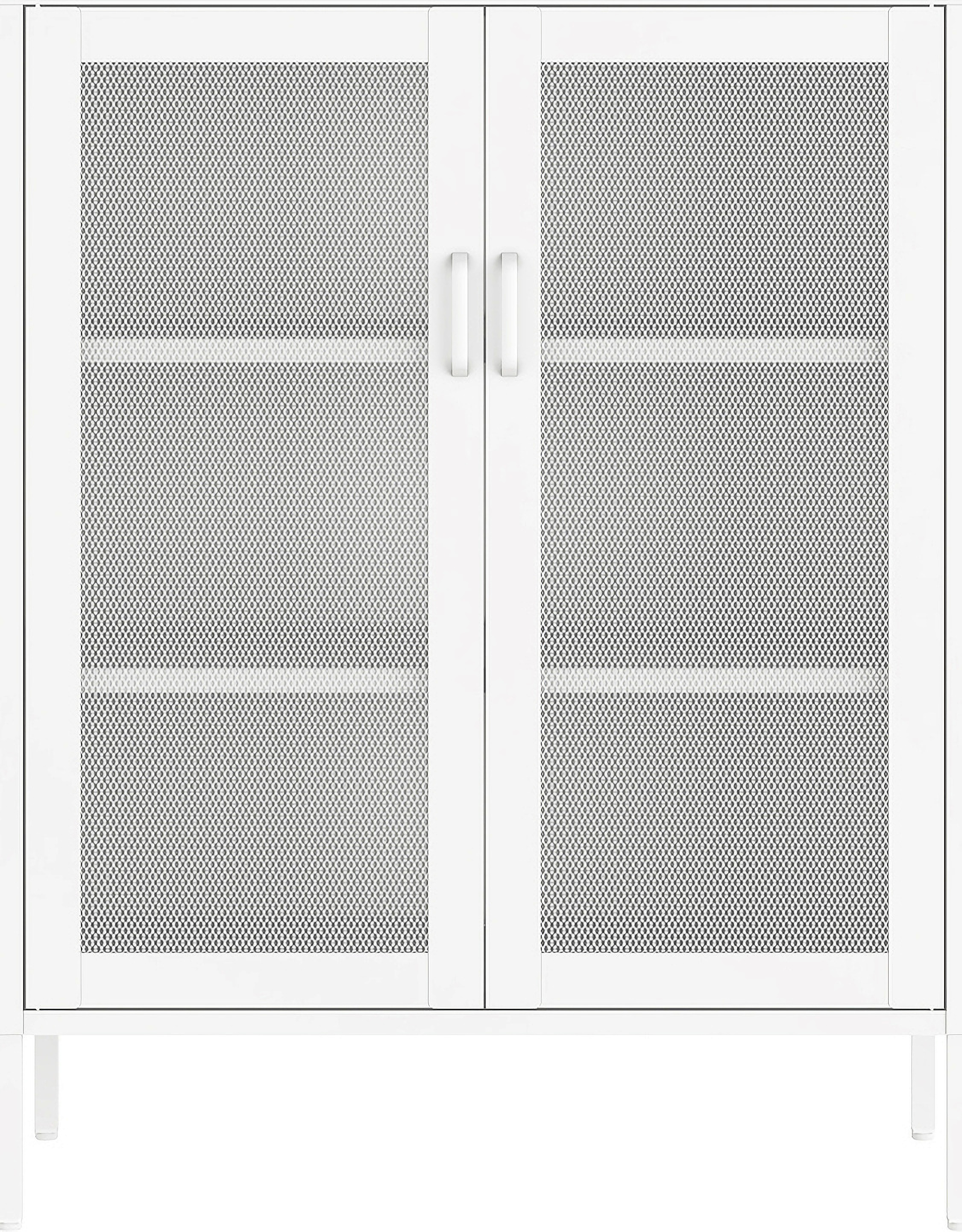 Amelia 31.5 Inch Accent Cabinet In White by Manhattan Comfort ...