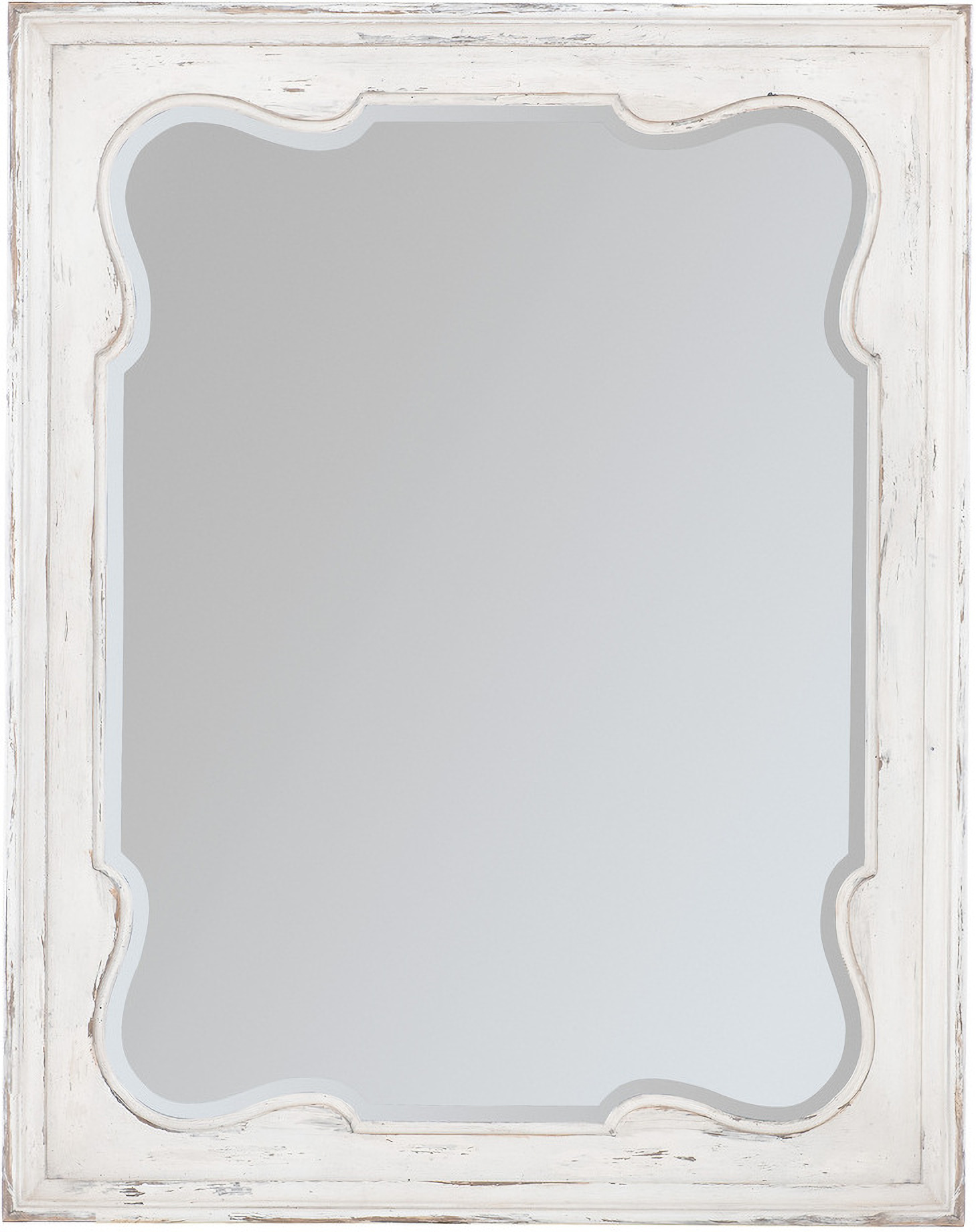 Americana Landscape Mirror In White by Hooker | 1StopBedrooms