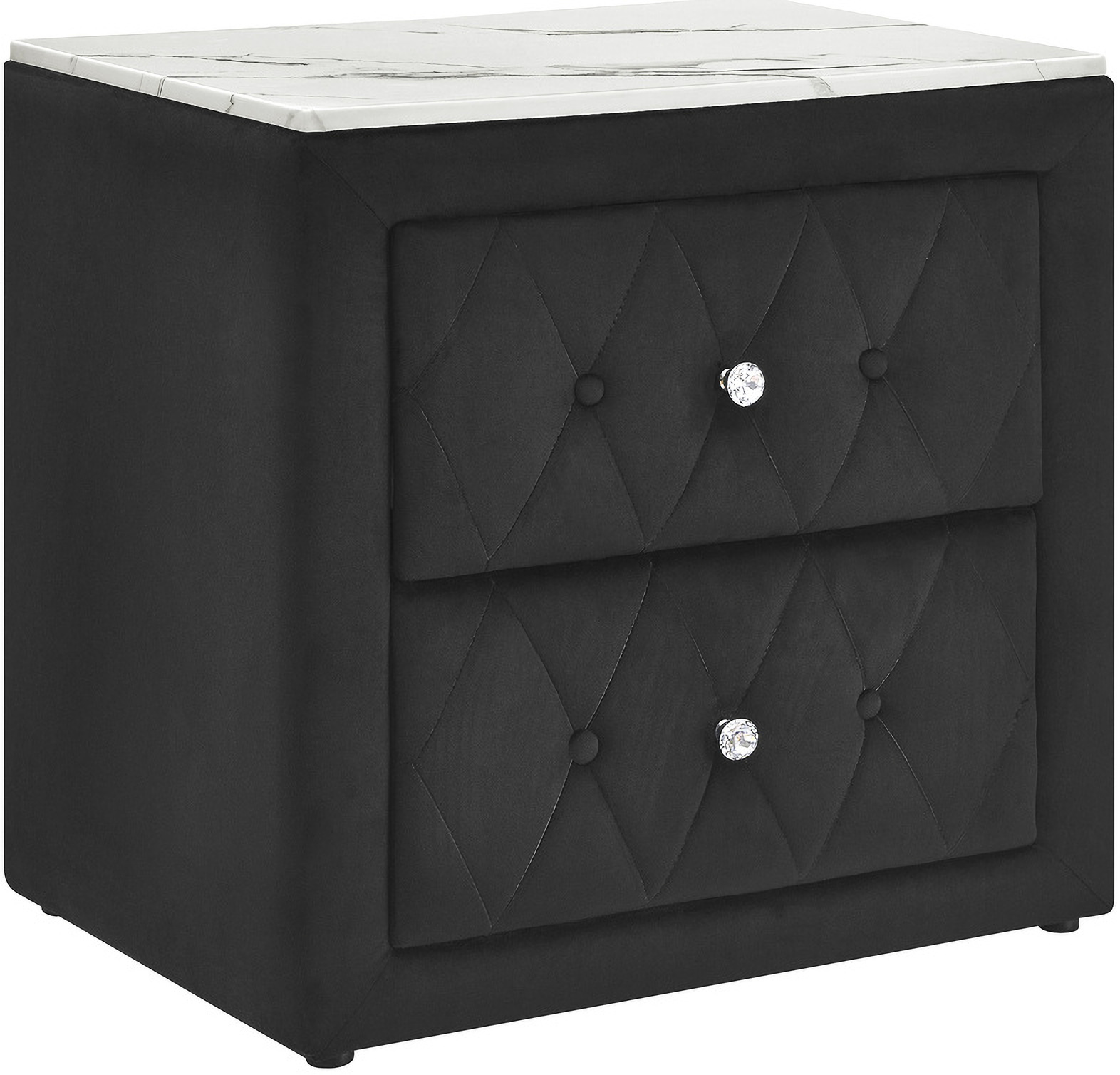Annabelle Night Stand In Black by Crown Mark | 1StopBedrooms