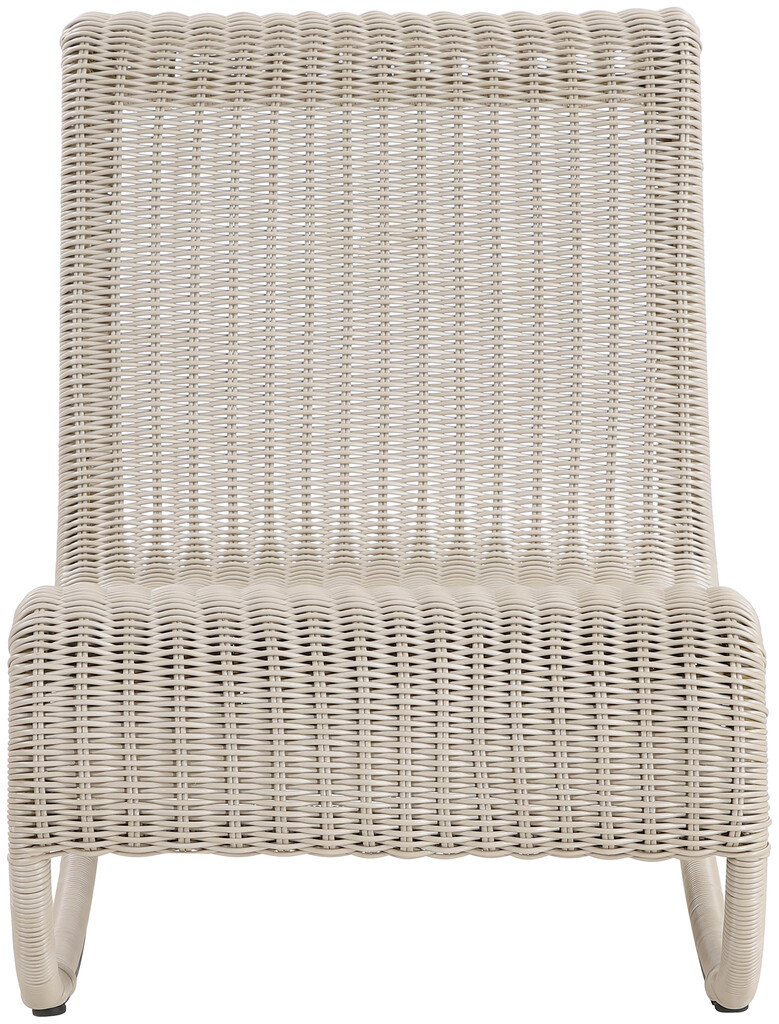 Antigua Wicker Outdoor Patio Rocking Chair In Cream by Meridian ...