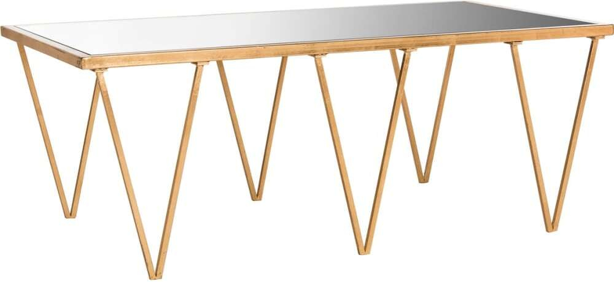 Antique Gold Leaf Coffee Table by Safavieh | 1StopBedrooms