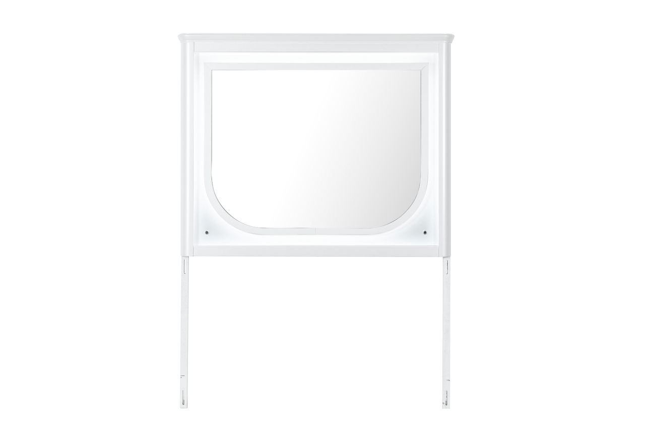 Apollo Mirror with LED In Grey by Global Furniture USA | 1StopBedrooms