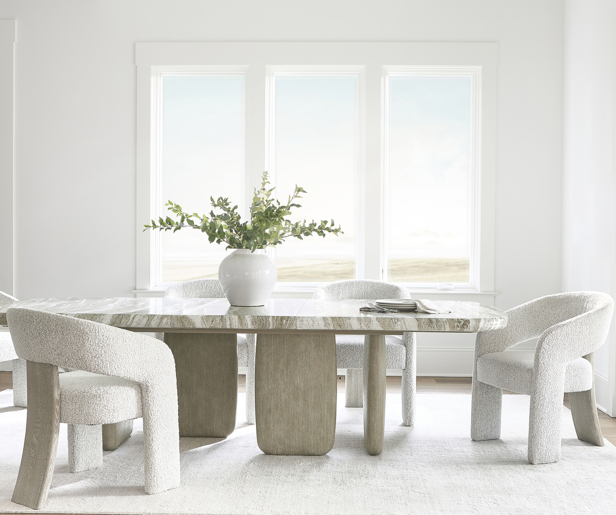 Arcadia Rectangular Dining Set In Kalta by Bernhardt | 1StopBedrooms