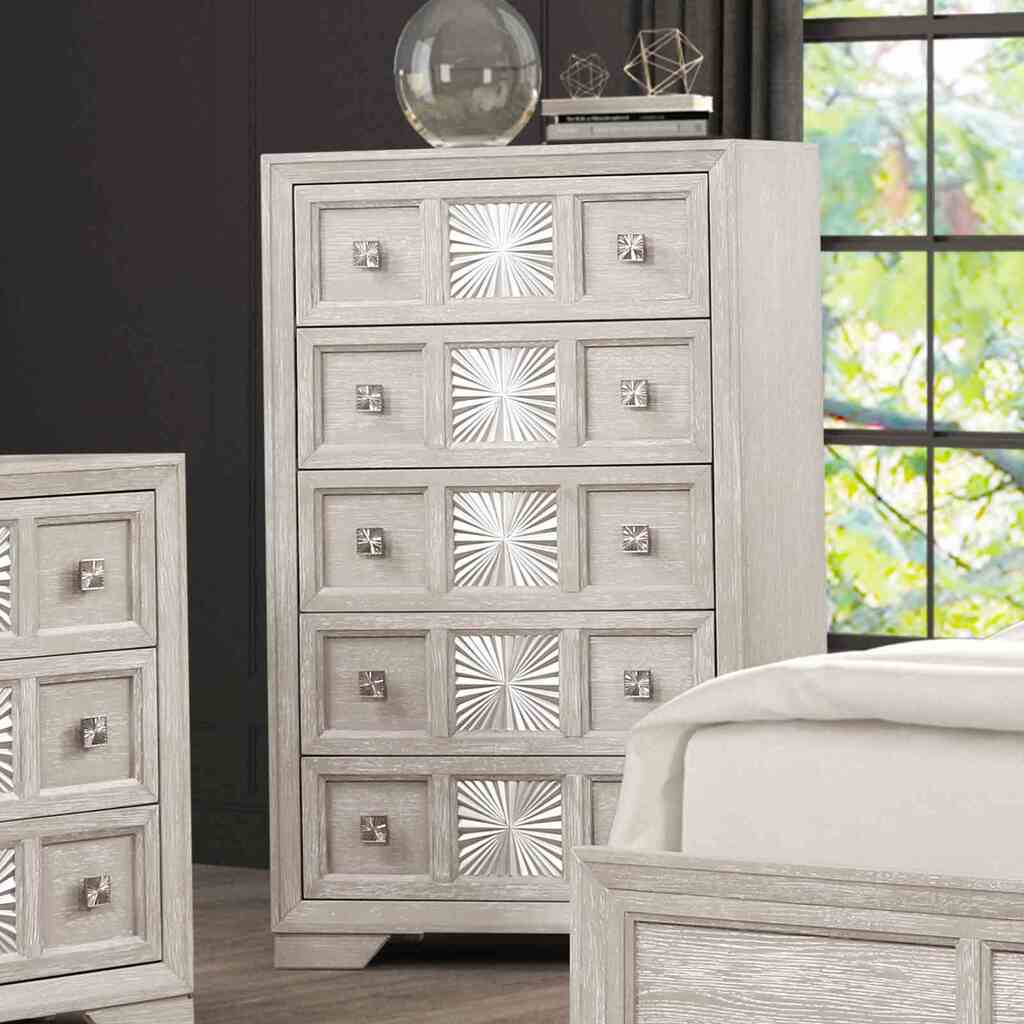 Argenthart Chest In Light Gray by Furniture of America | 1StopBedrooms