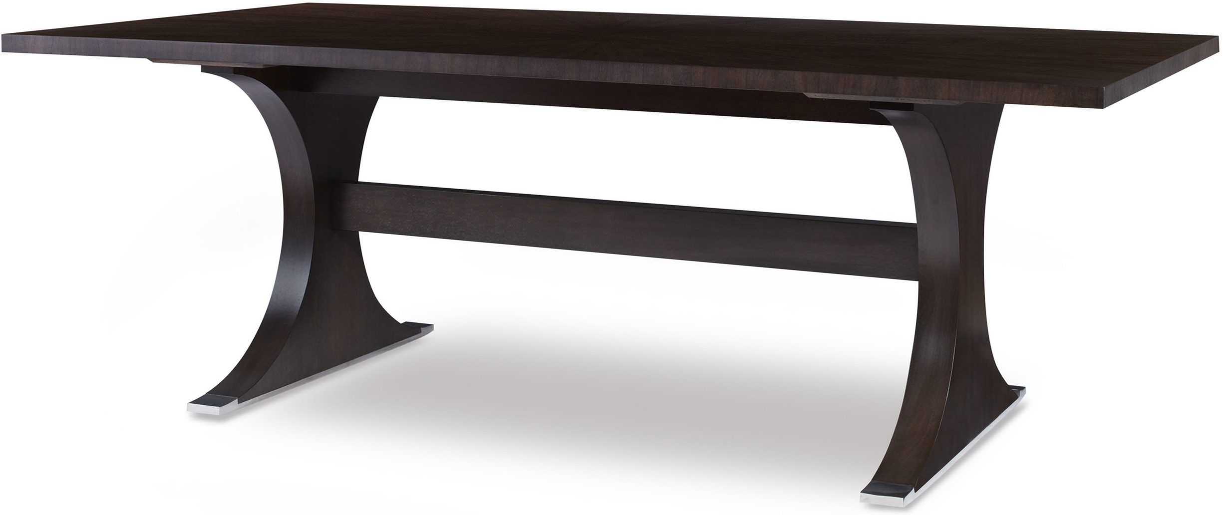 Aria Rectangle Dining Table In Brownstone by Century Furniture ...