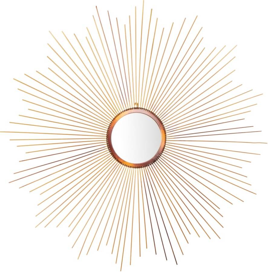 Arlo Copper Sunburst Mirror by Safavieh | 1StopBedrooms