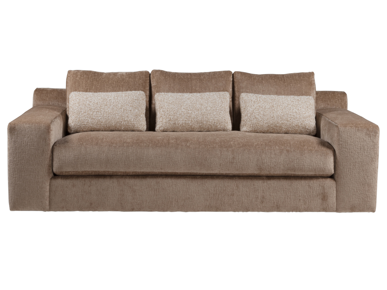 Artistica Upholstery Rita Bench Seat Sofa In Brown by Artistica Home | 1StopBedrooms
