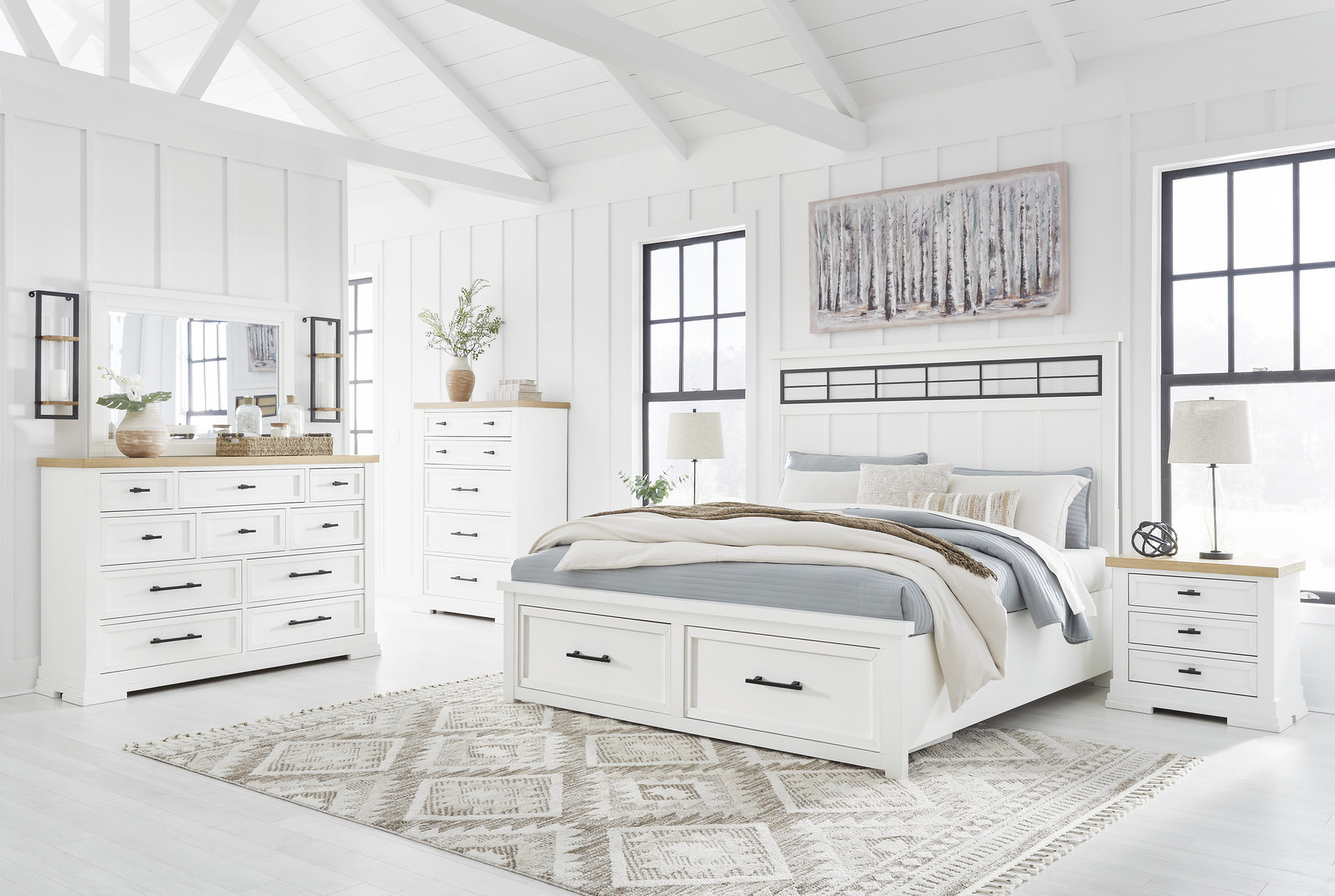 Stunning Ashley Furniture White Bedroom Set Images