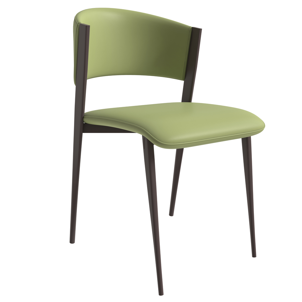Aspen Modern Dining Chair Set of 4 In Olive Green by LeisureMod ...