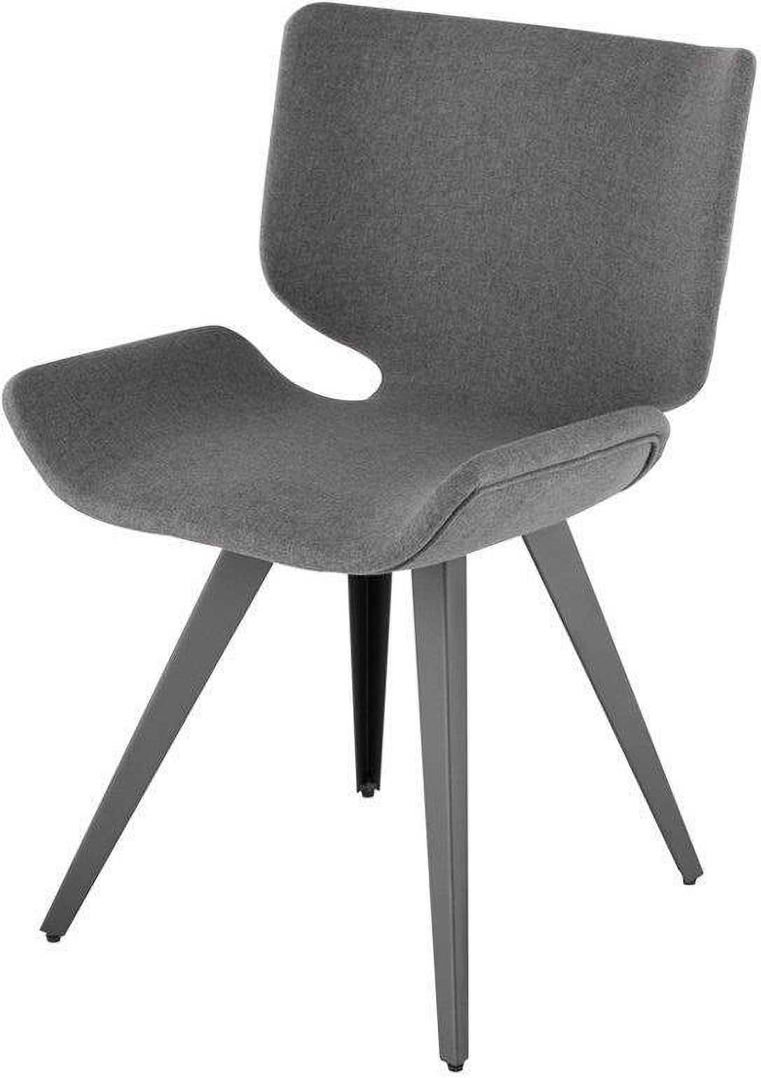 Astra Shale Grey Fabric Dining Chair by Nuevo | 1StopBedrooms