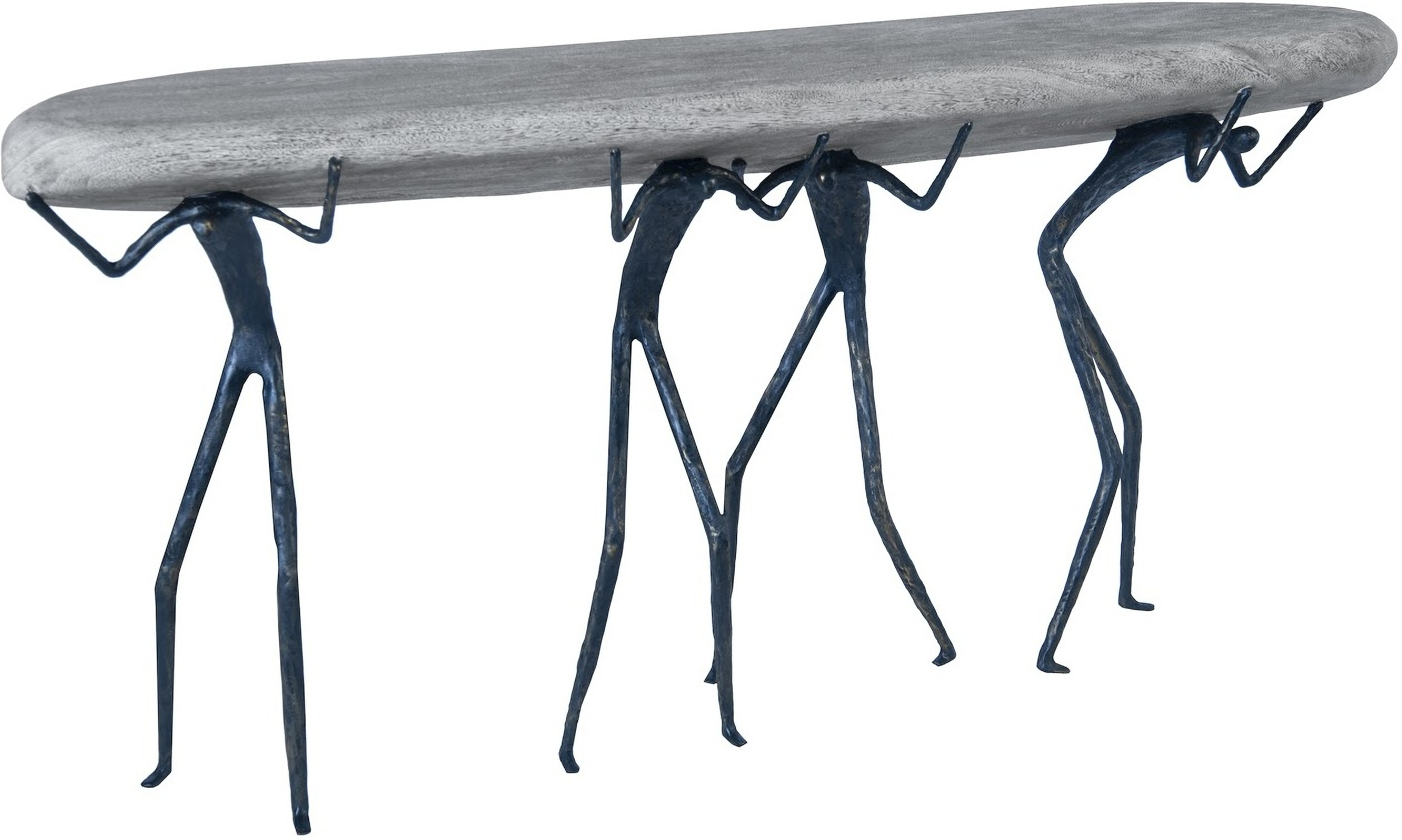 Atlas Console Table In Gray And Black by Phillips Collection ...