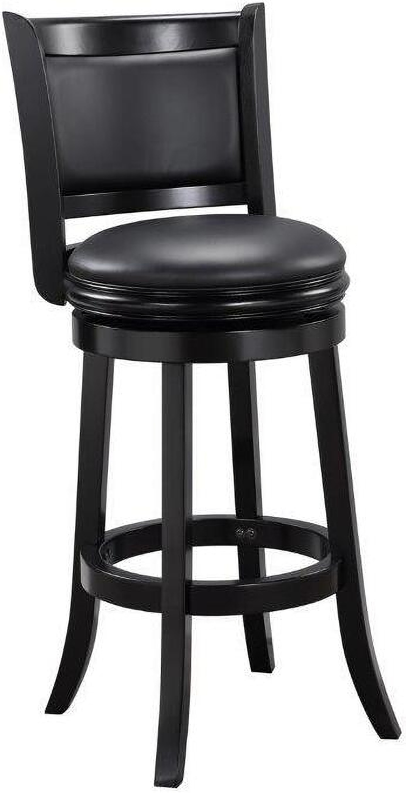 Boraam Augusta Swivel Bar Stool Black