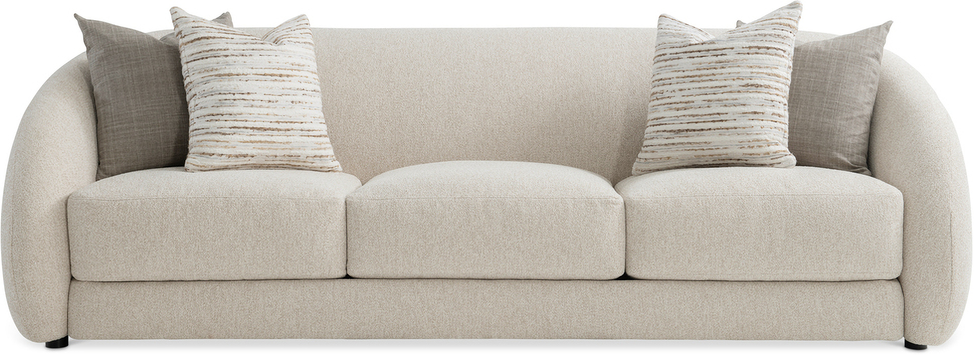 Austen Fabric Sofa In Beige and Tan Boucle by Bernhardt | 1StopBedrooms