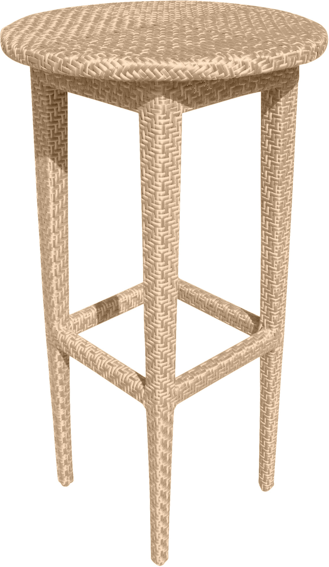 Austin Round Pub Table In Natural by Pelican Reef | 1StopBedrooms