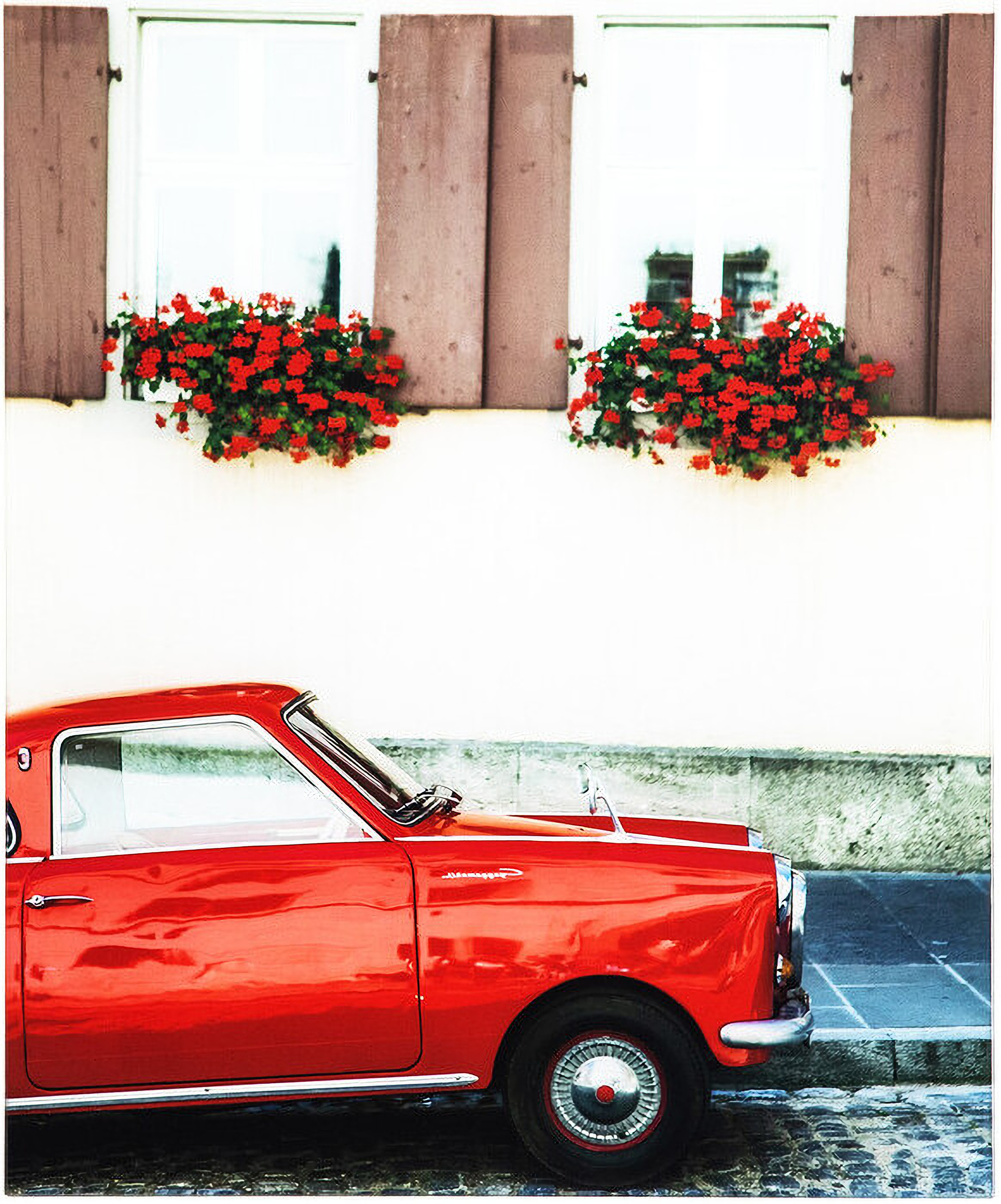 Auto Rossa Wall Art In Multicolor by Yosemite Home Decor | 1StopBedrooms