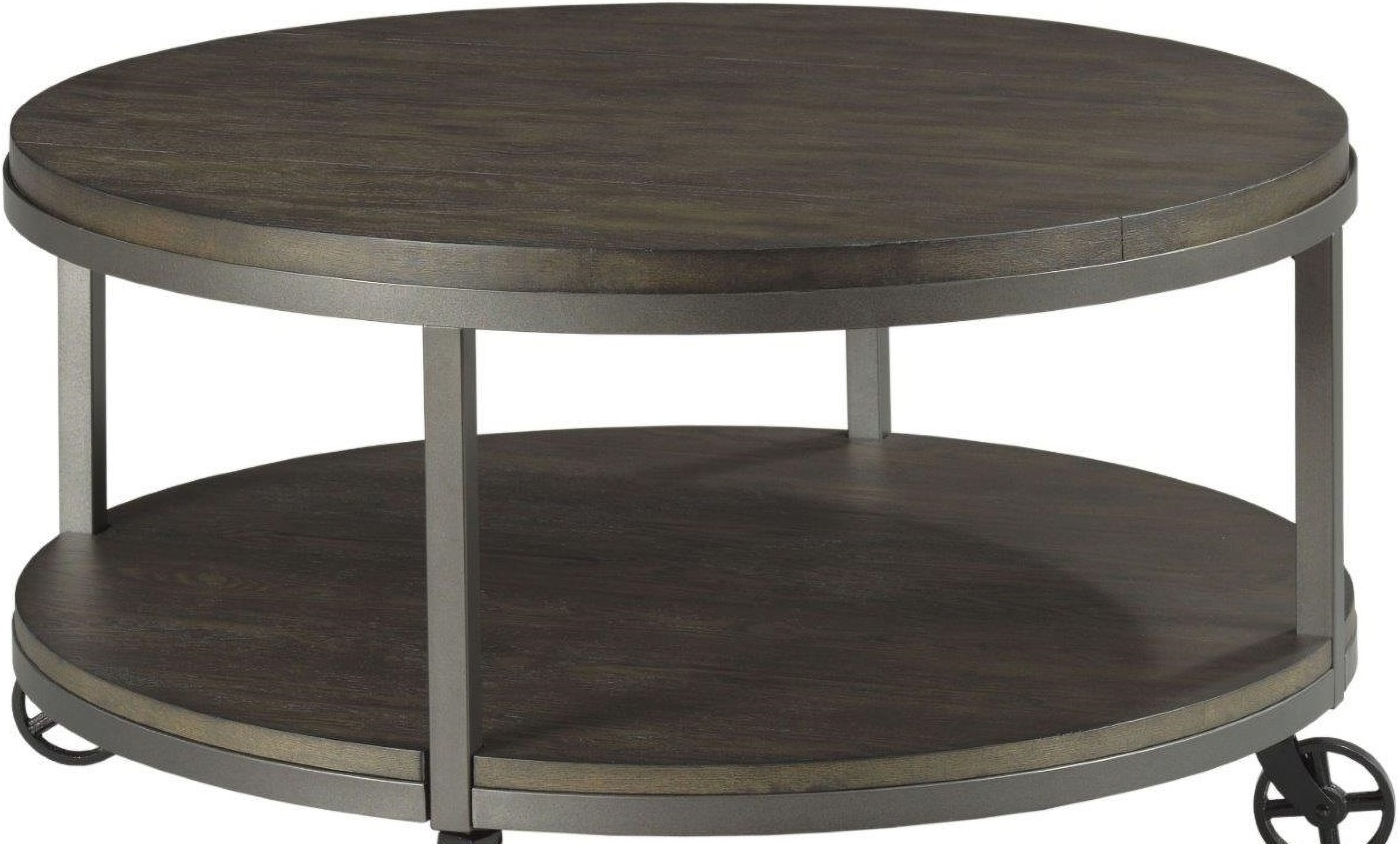 Baja II Cocoa Round Coffee Table by Hammary | 1StopBedrooms