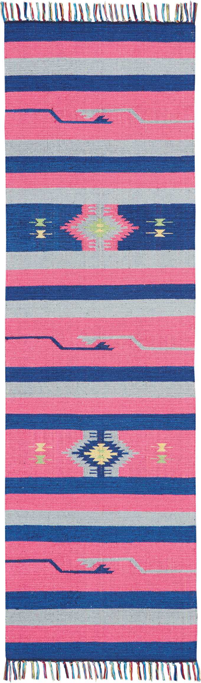 Baja Pink And Blue 8 Runner Area Rug by Nourison | 1StopBedrooms