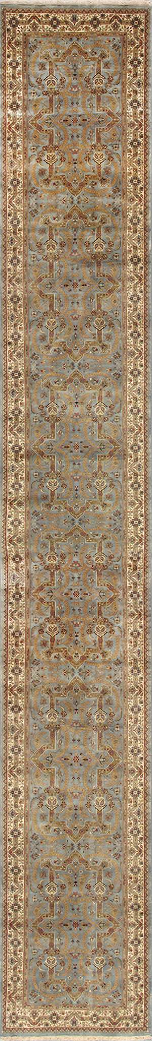 Baku Collection Hand-Knotted Lamb's Wool Runner- 4' 2" x 29' 1" In ...