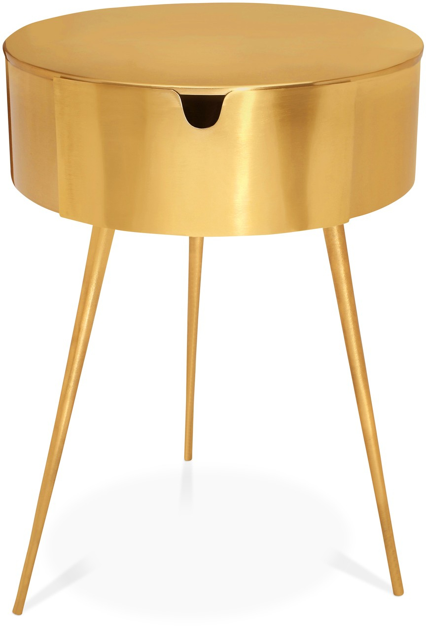 Bali Night Stand In Gold by Meridian | 1StopBedrooms