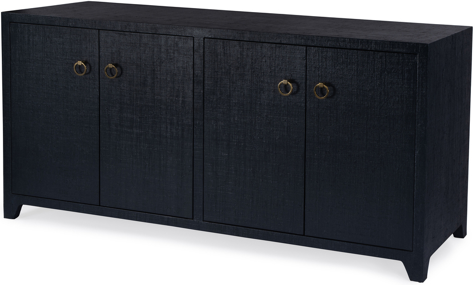 Bar Harbor Raffia 4 Door 70 Inch Sideboard In Navy Blue by Butler ...