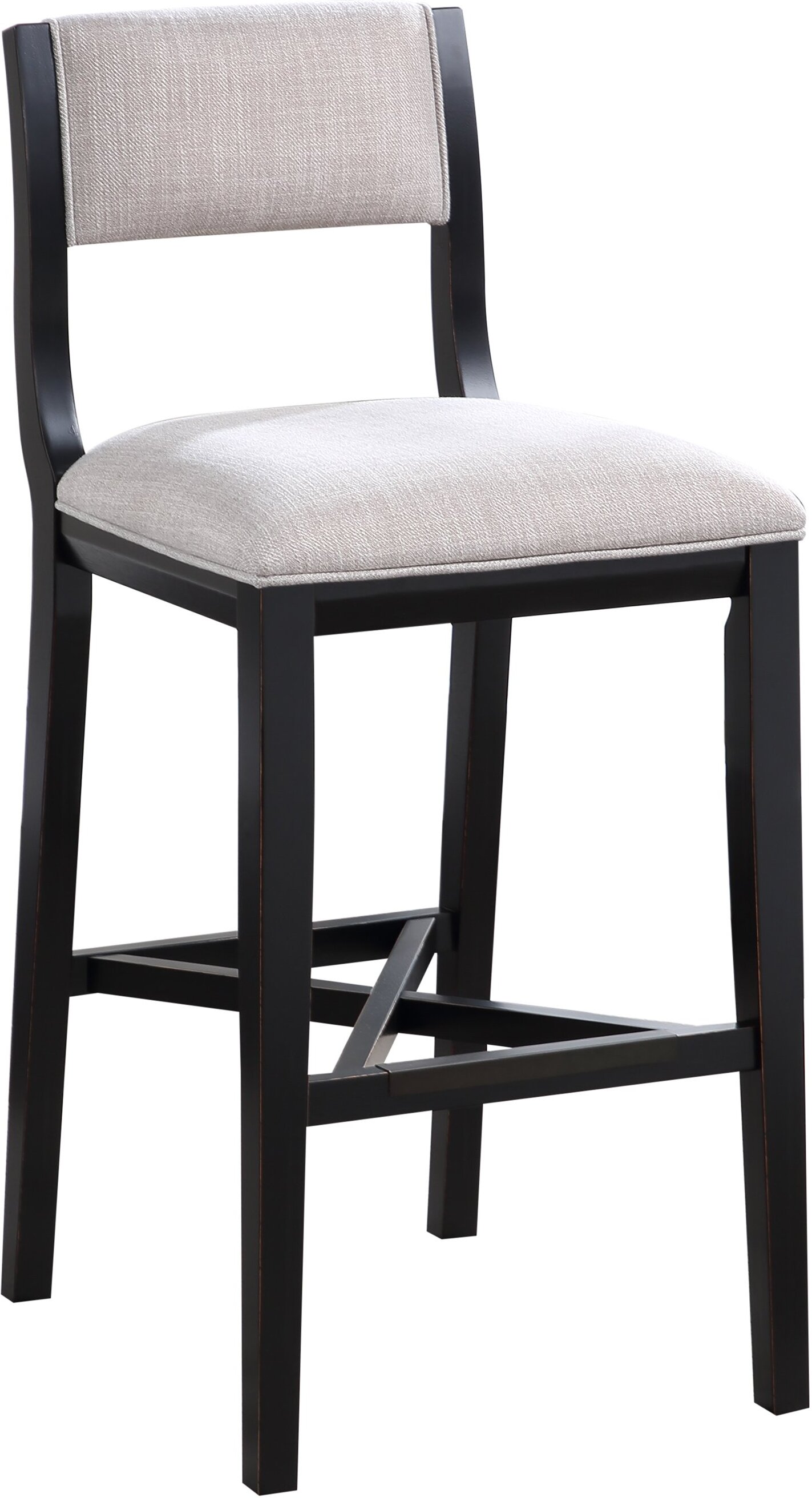 Barcelona 30 Inch Stool In Midnight Black by American Woodcrafters ...