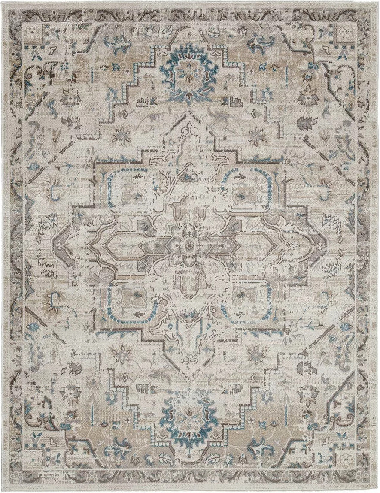 Barkham Multi Large Rug by Ashley Furniture | 1StopBedrooms