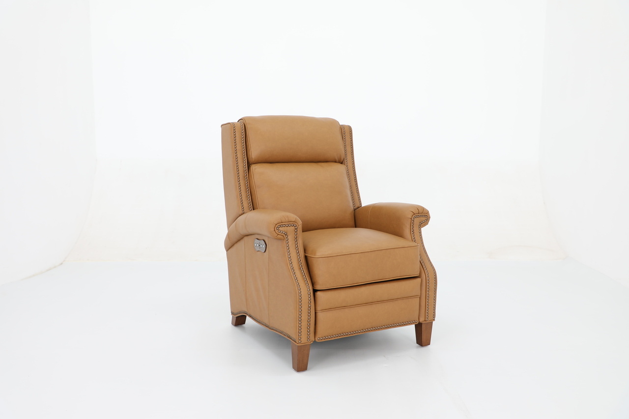 Barrett Power Recliner with Power Head Rest In Brandy by BarcaLounger ...