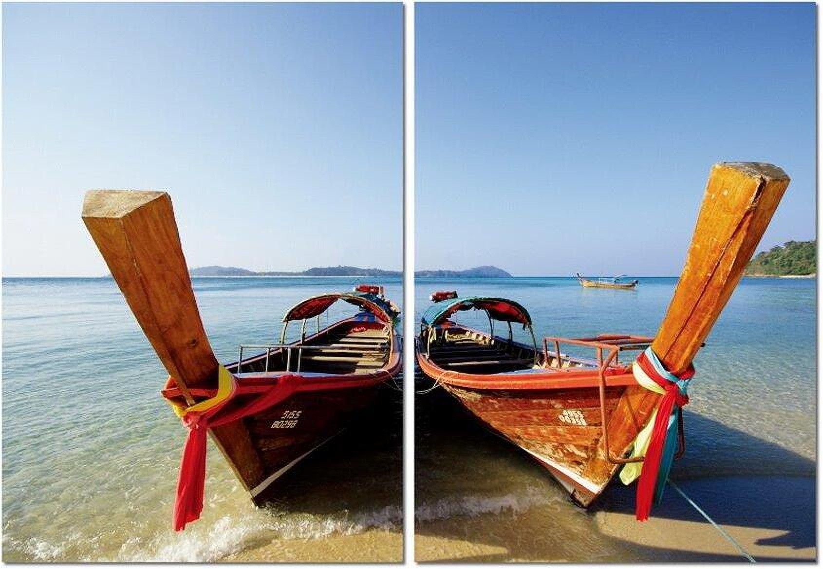 Baxton Studio Twin Prows Mounted Photography Print Diptych | 1StopBedrooms