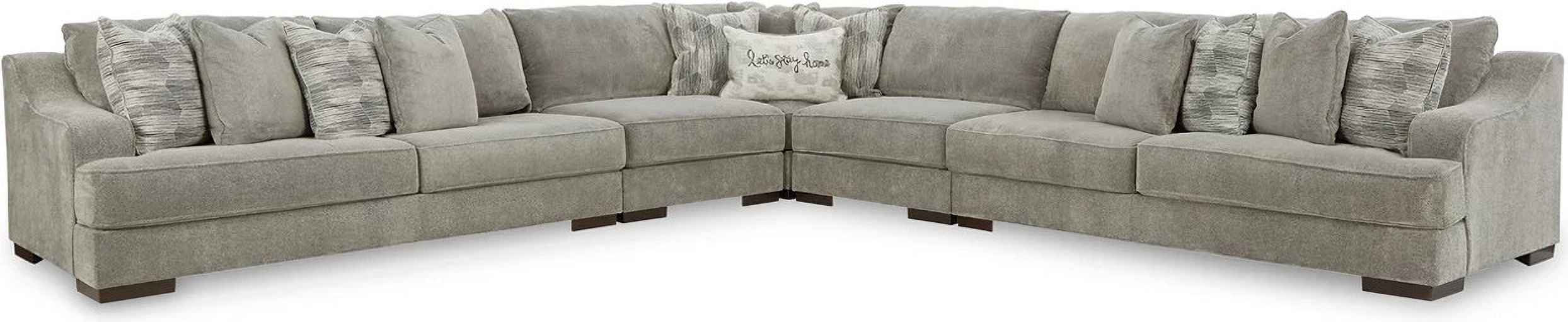 Bayless 5-Piece Sectional In Smoke by Ashley Furniture | 1StopBedrooms