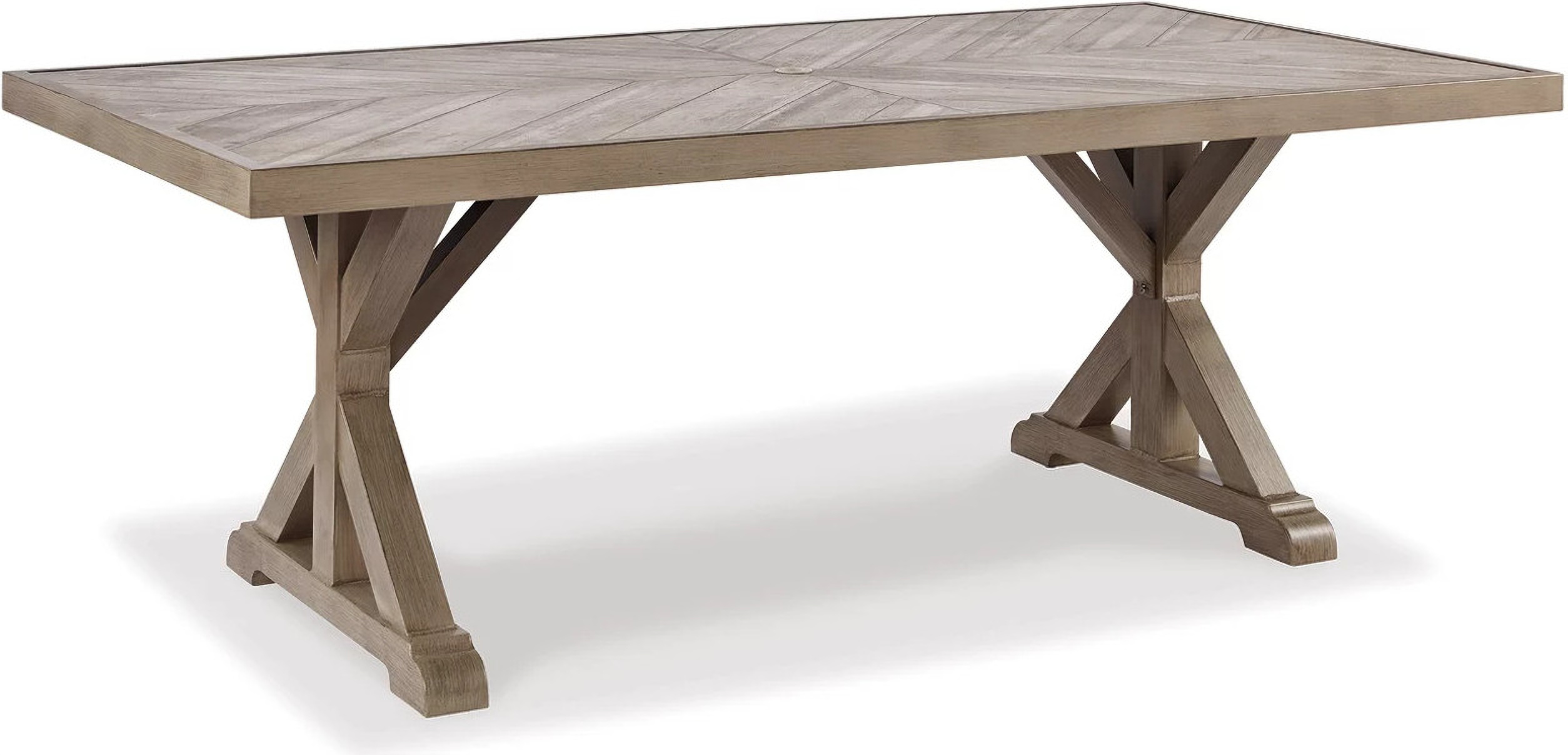 Beachcroft Beige Rectangular Dining Table by Ashley Furniture ...