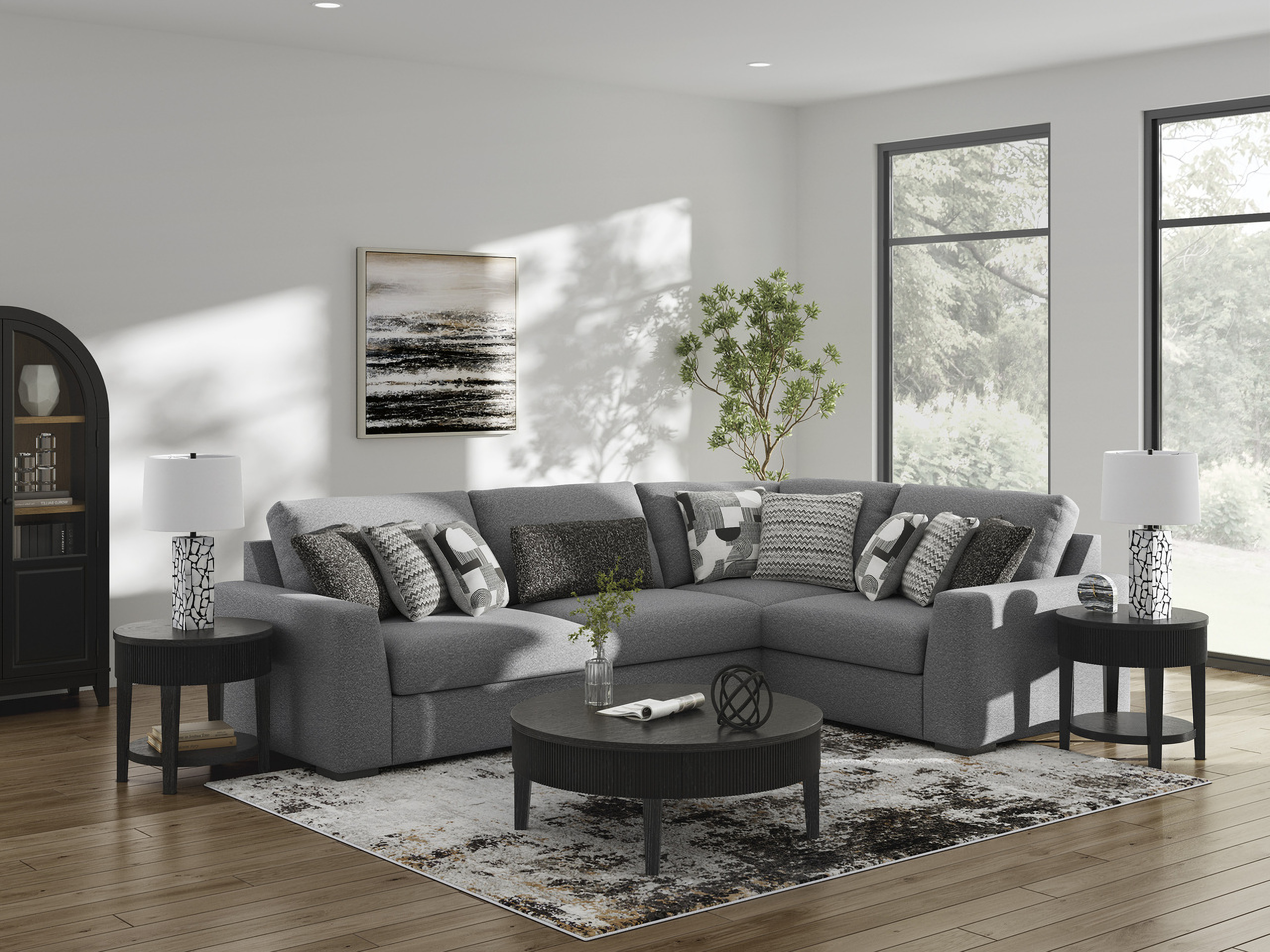 Bealton 4-Piece Sectional In Salt and Pepper by Ashley Furniture ...