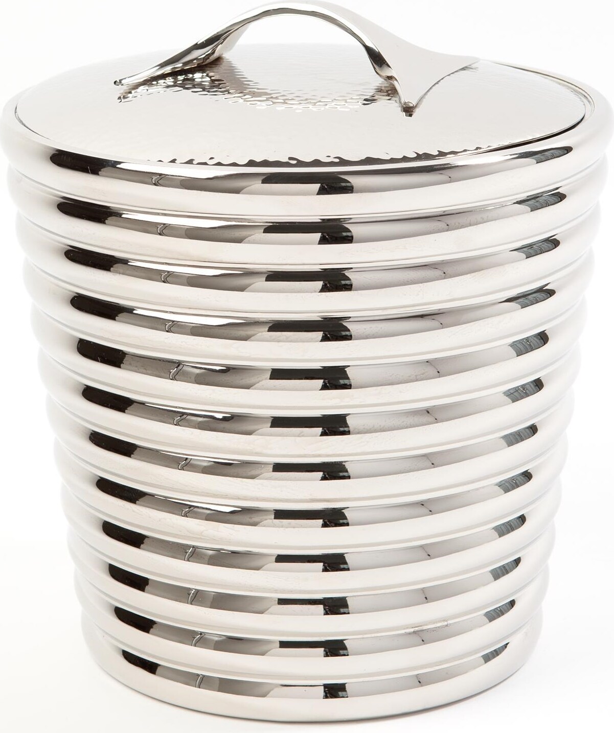 Beauty Ice Bucket In Nickel by Global Views | 1StopBedrooms